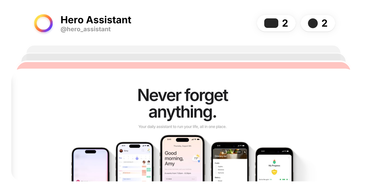 Hero Assistant (@hero_assistant) · Headers Club